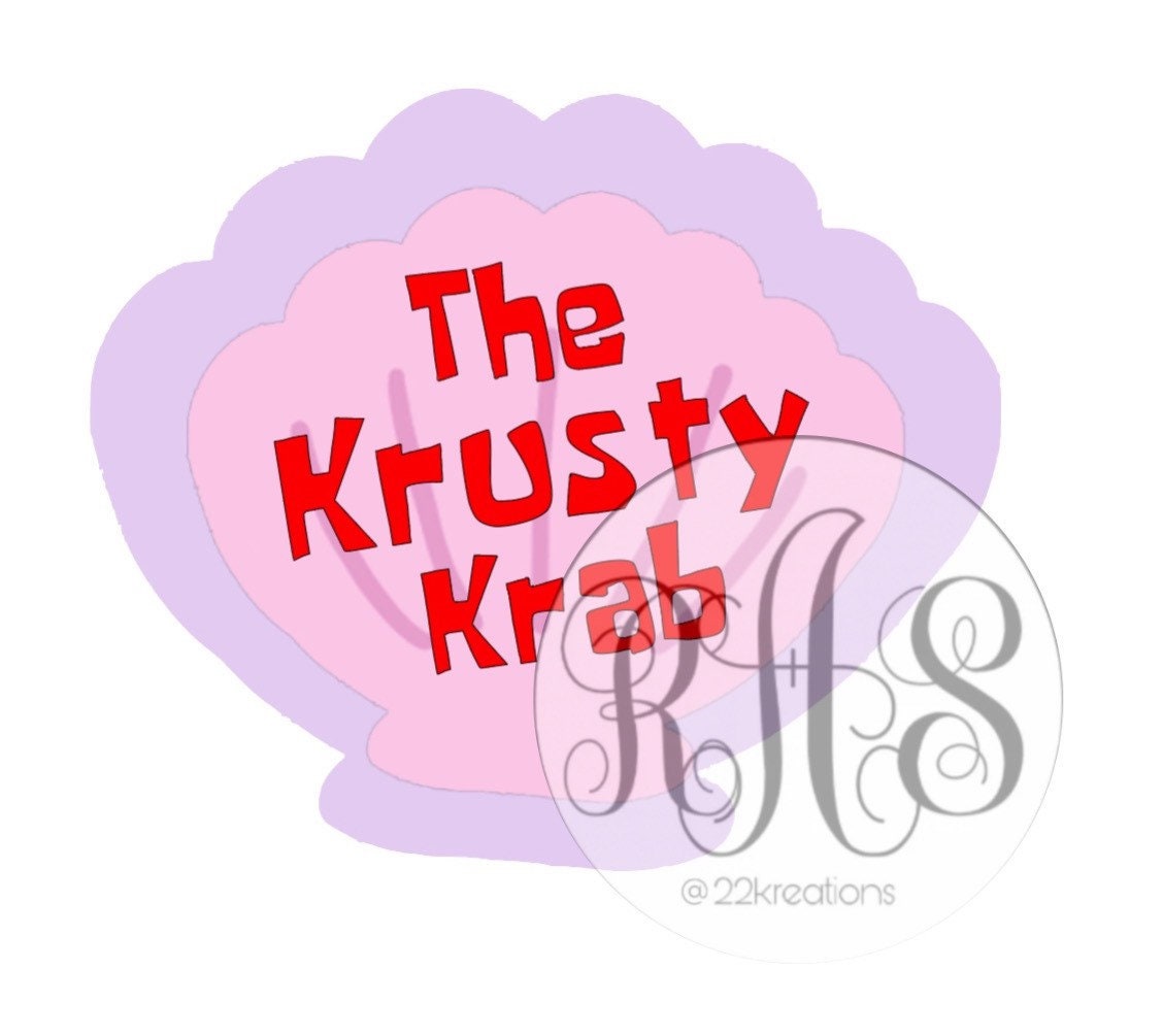 Spongebob Krusty Krab Sign