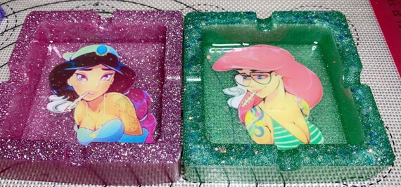 Art & Collectibles Tobacciana Collectibles Princess epoxy resin ashtray ...