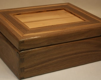Walnut Wooden Box | Etsy