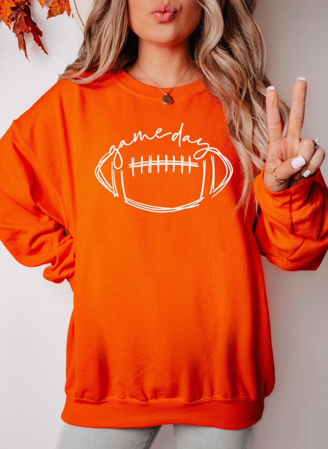 Game Day Sweatshirt, Super Bowl Sweatshirt, Cute Women's Football ...