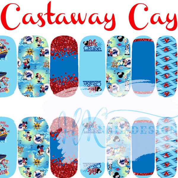 Nautical Nail Decals - Etsy