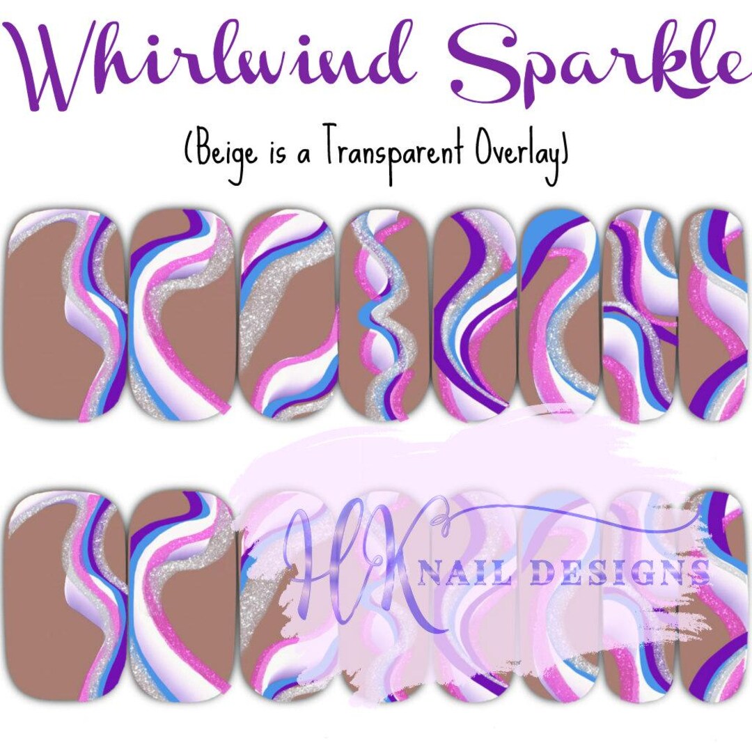 Whirlwind Sparkle- Transparent Overlay - Etsy