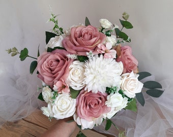 Ivory Bridal Bouquet | Etsy