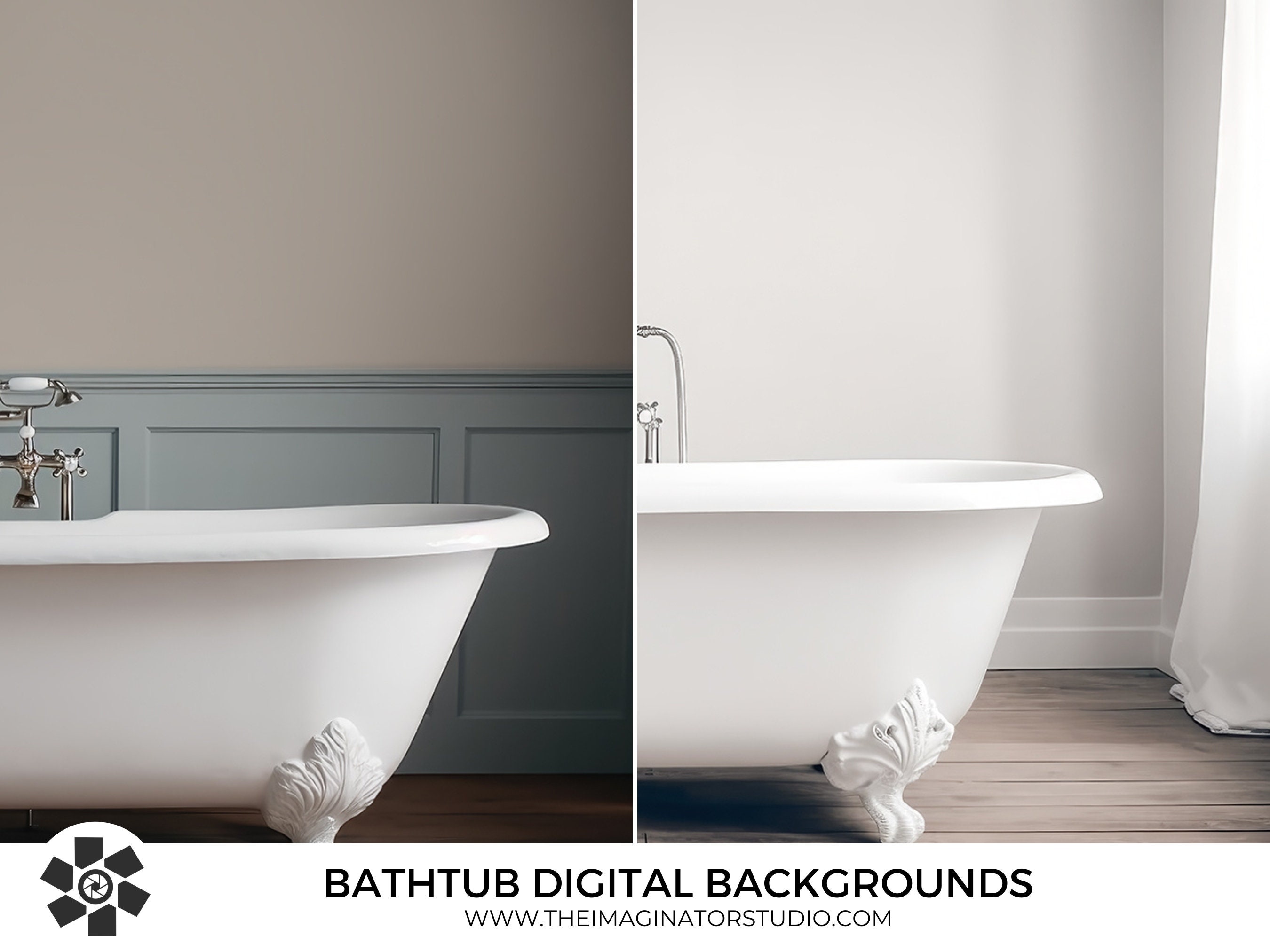 Bathtub Digital Backgrounds | Bathroom | Tub | Composites | Photography ...