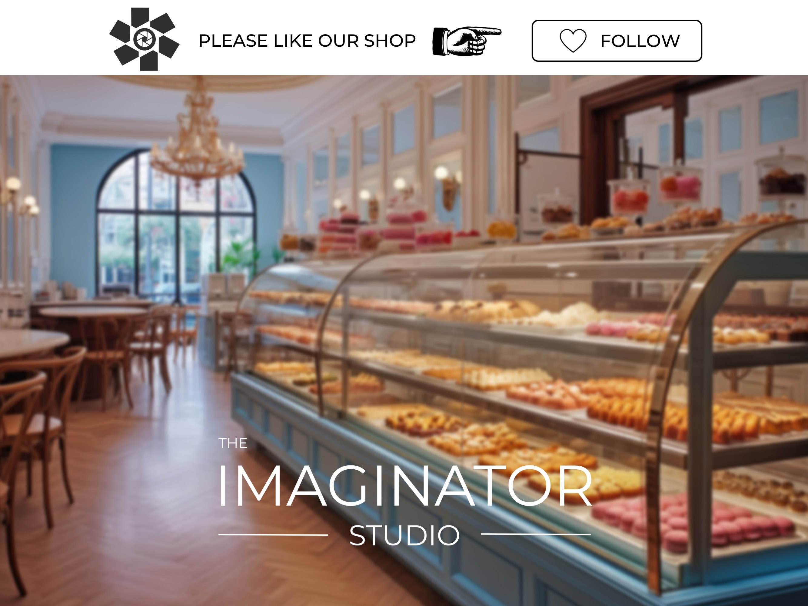 Bakery Backdrop | Chef | Cinematic Headshot Background | Digital ...