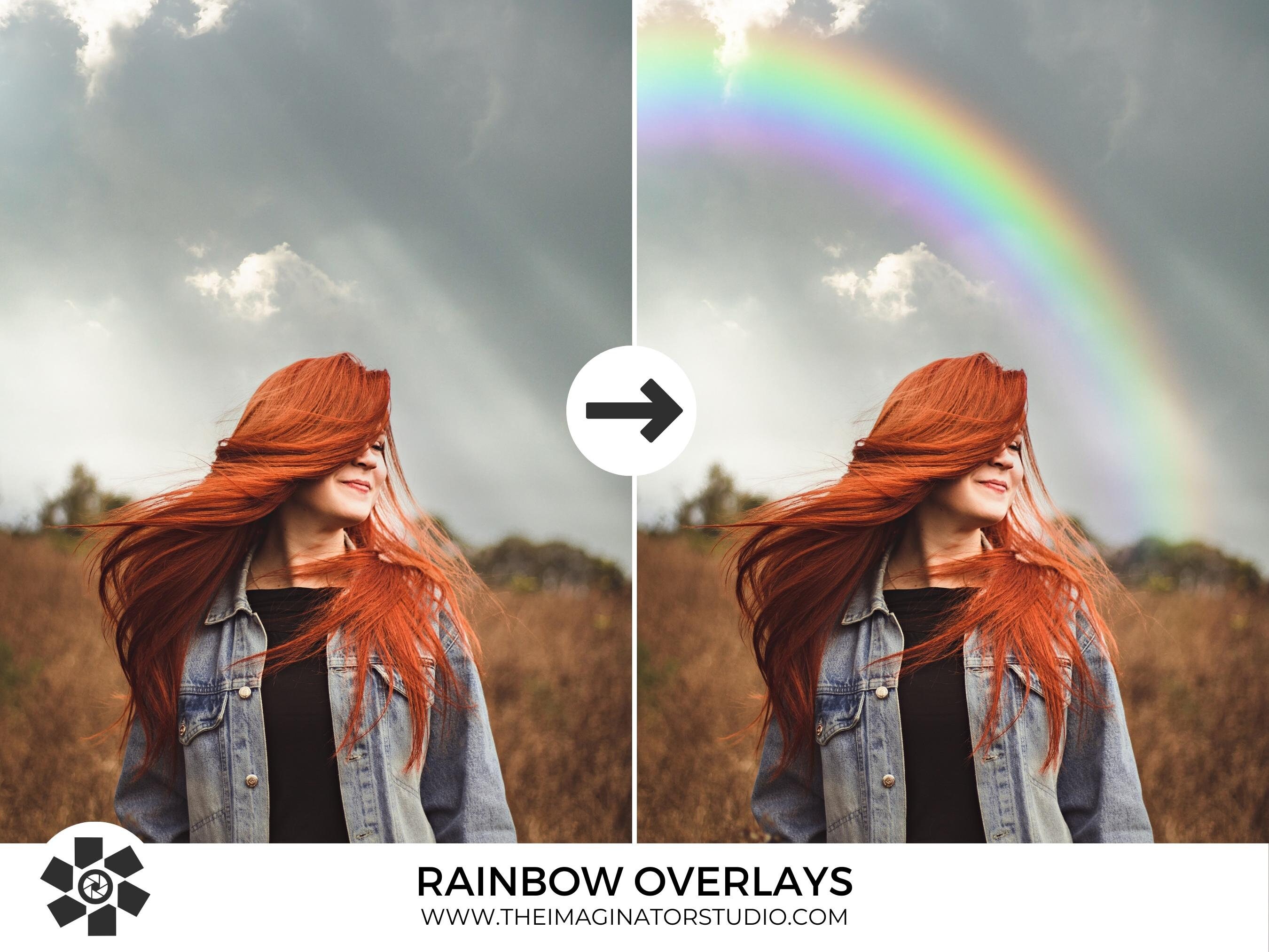 Rainbow Overlays | Light Overlays | Photo Overlays | Photoshop ...