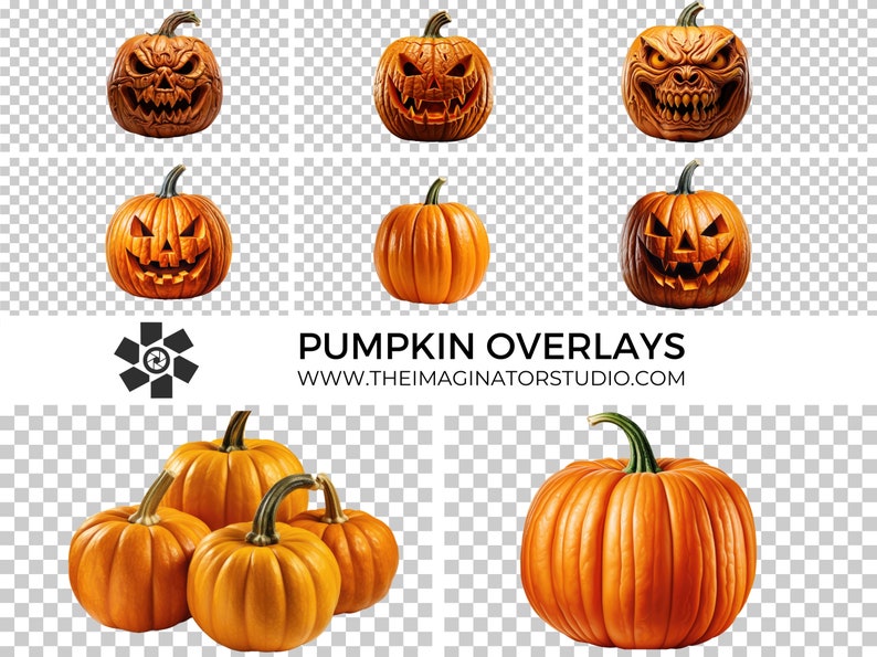 Pumpkin Overlay | Halloween | PNG | Overlay | Photoshop | Photography ...