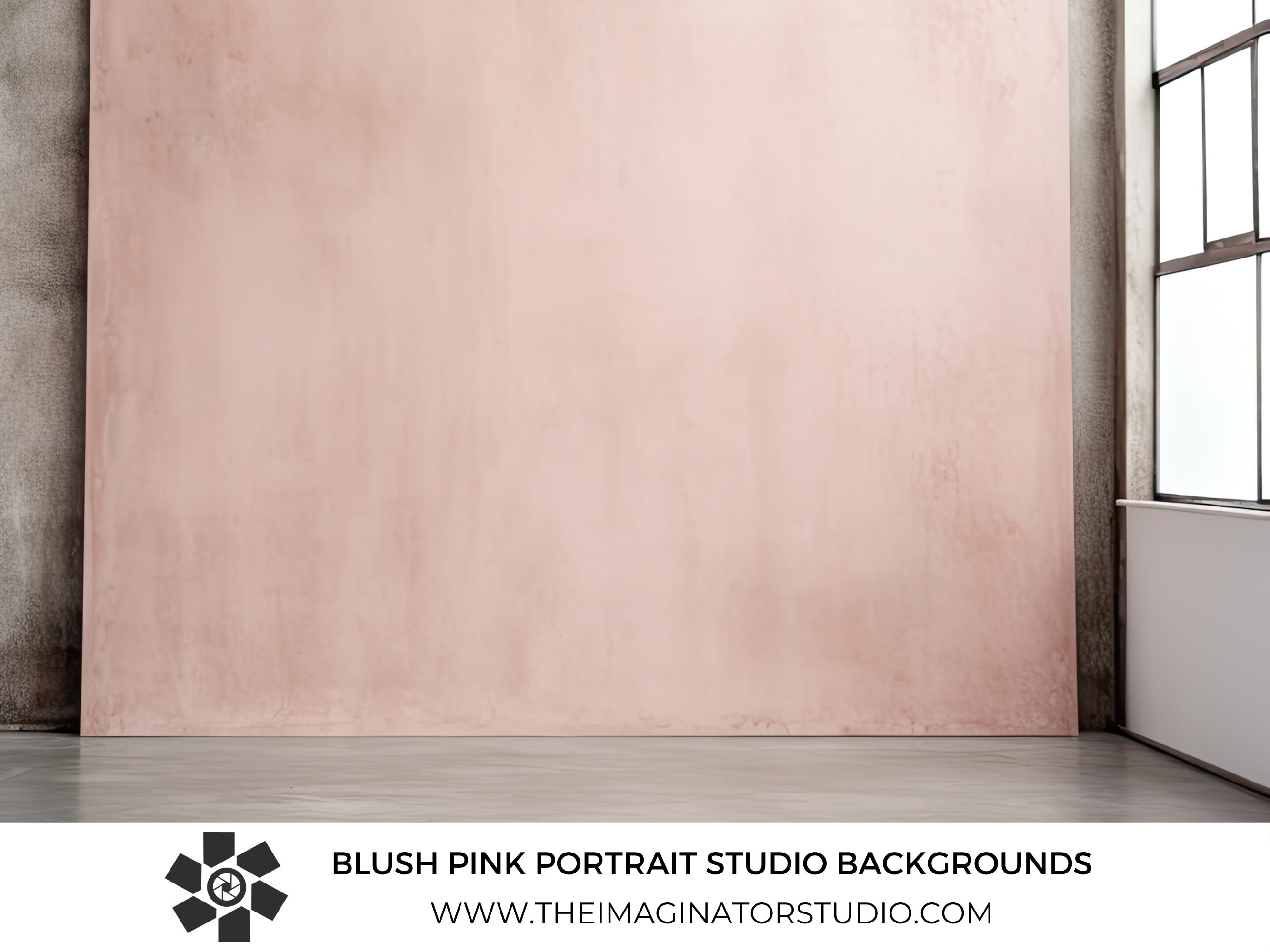 Blush Pink Portrait Studio Backgrounds | Digital Background | Digital ...