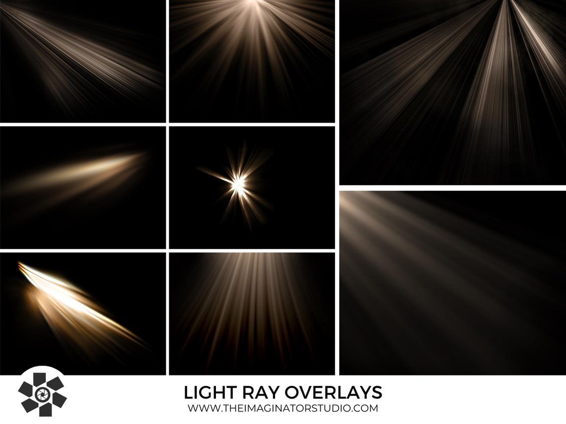 Light Ray Overlays | Sun Ray Overlays | God Light | Photoshop Overlay ...