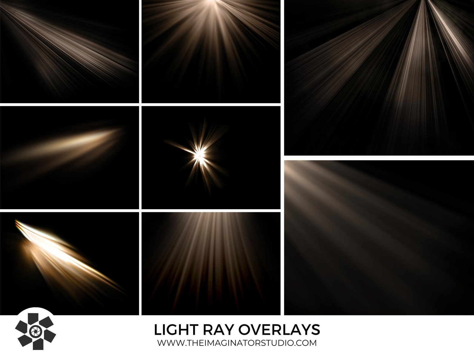 Light Ray Overlays | Sun Ray Overlays | God Light | Photoshop Overlay ...