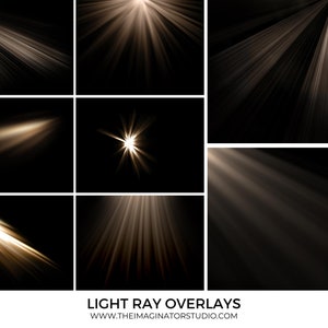 Light Ray Overlays | Sun Ray Overlays | God Light | Photoshop Overlay ...