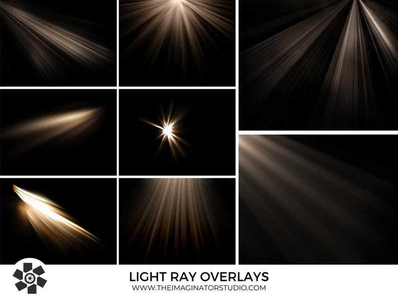 Light Ray Overlays | Sun Ray Overlays | God Light | Photoshop Overlay ...