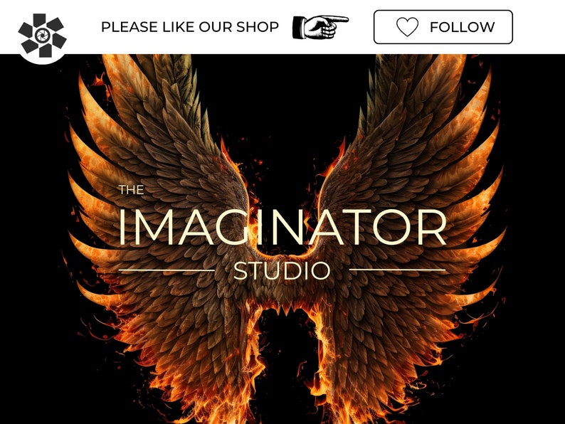 Fire Wing Overlays | Digital Wing Overlays | Photoshop Overlays | Wing ...