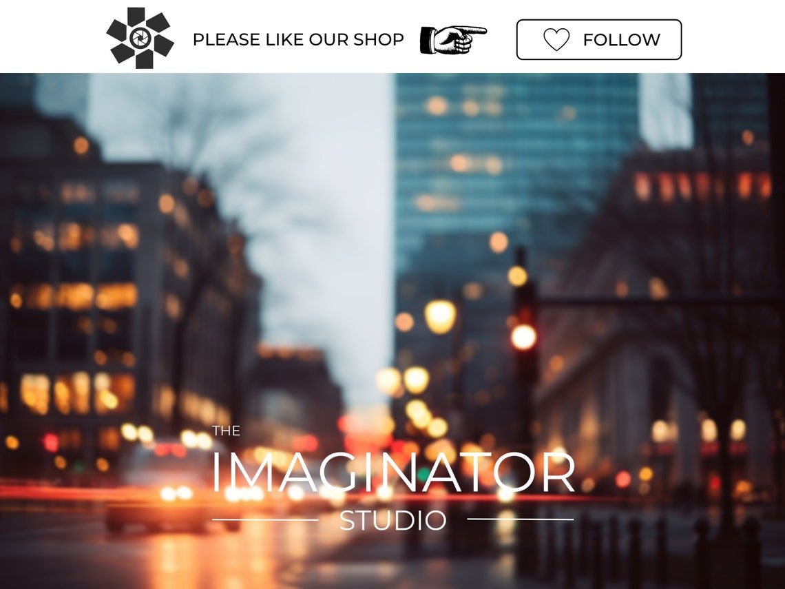 Street City Light Backdrop | Cinematic Headshot Background | Digital ...