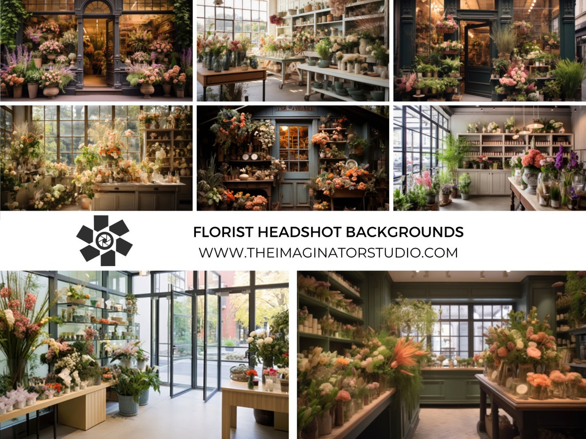 Florist Background | Business Background | Photography | Headshot ...