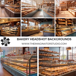 Bakery Backdrop | Chef | Cinematic Headshot Background | Digital ...