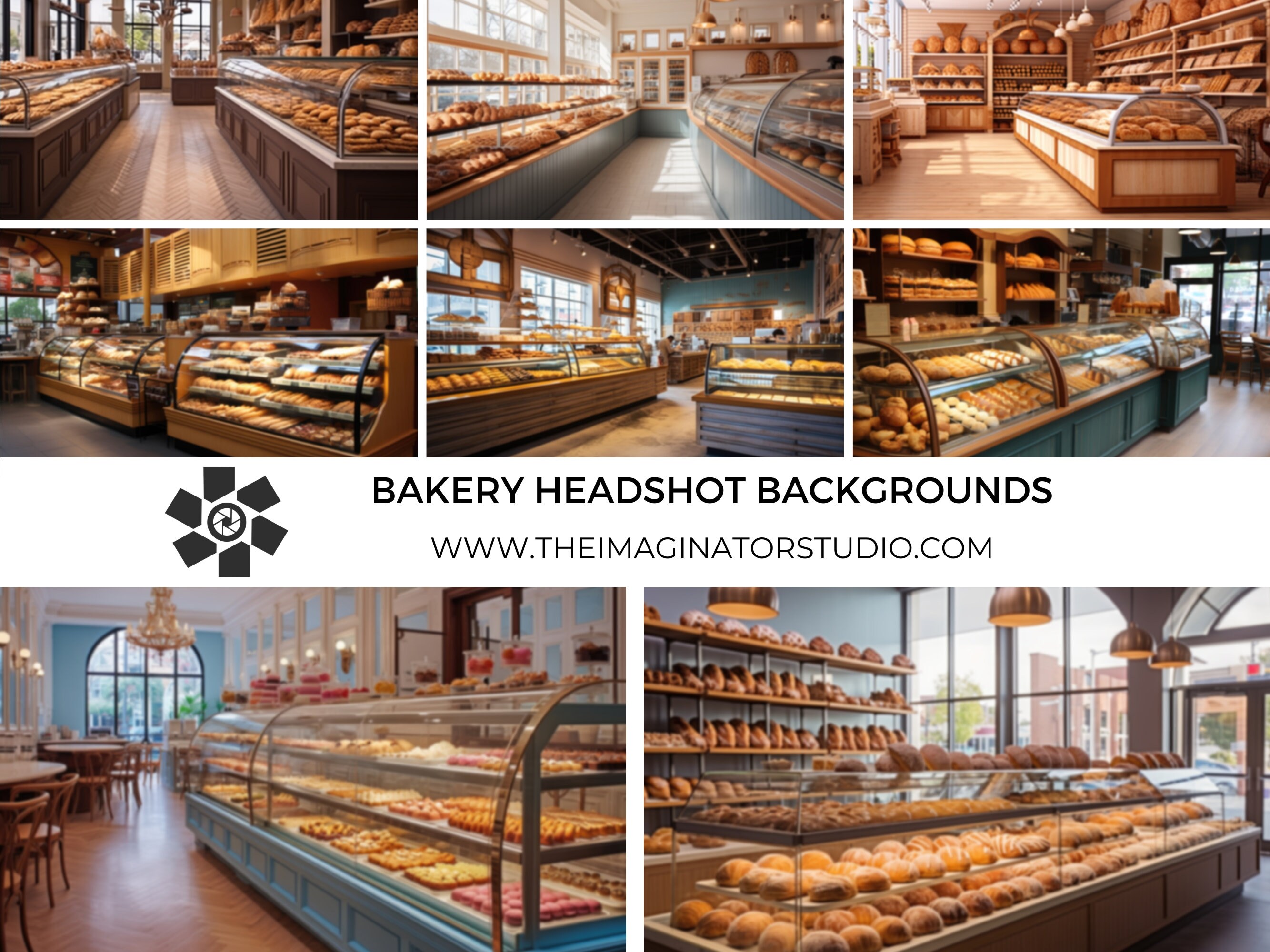 Bakery Backdrop | Chef | Cinematic Headshot Background | Digital ...