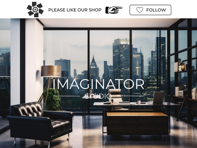 Office Background | Cinematic Headshot Background | Digital Background ...