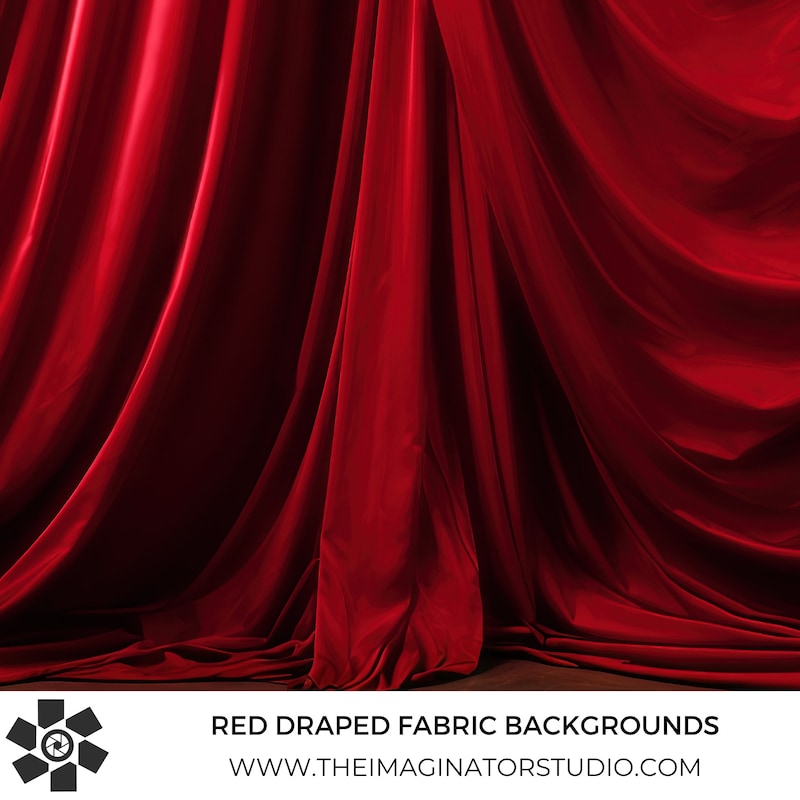 Red Curtains - Etsy