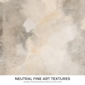 Neutral Fine Art Textures | Boho Textures | Digital Backgrounds ...