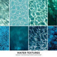 Ocean Bubbles Digital Paper: Scrapbook Print Overlays (digital Download ...