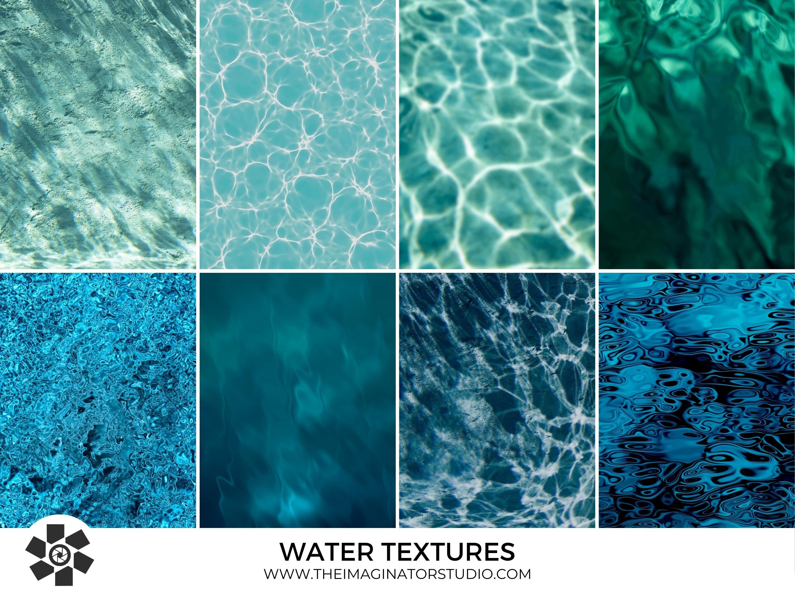 Water Textures | Water | Digital Backgrounds | Digital Overlays ...
