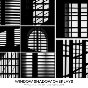 Shadow Overlays | Window Shadow | Blinds | Photoshop Overlays | Shadow ...