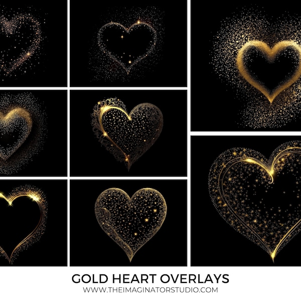 Heart Overlays - Etsy