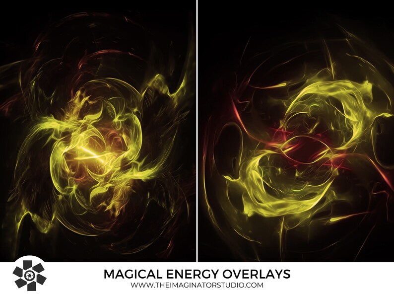 Magic Energy Overlays | Yellow Smoke Overlays | Fantasy Art | Photoshop ...