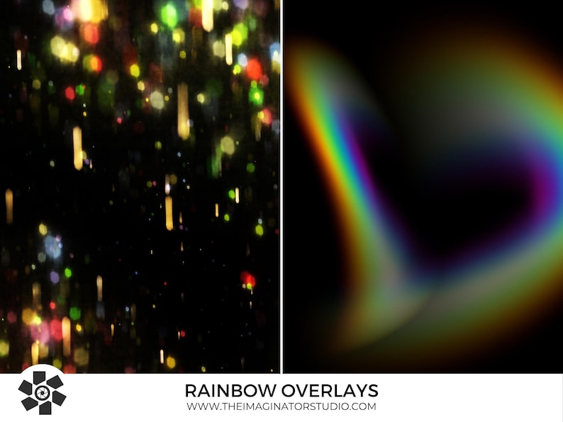 Rainbow Overlays | Light Overlays | Photo Overlays | Photoshop ...