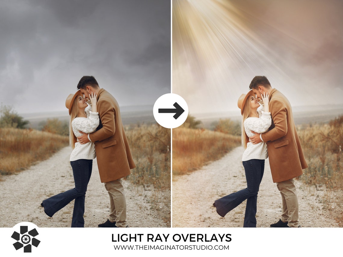 Light Ray Overlays | Sun Ray Overlays | God Light | Photoshop Overlay ...