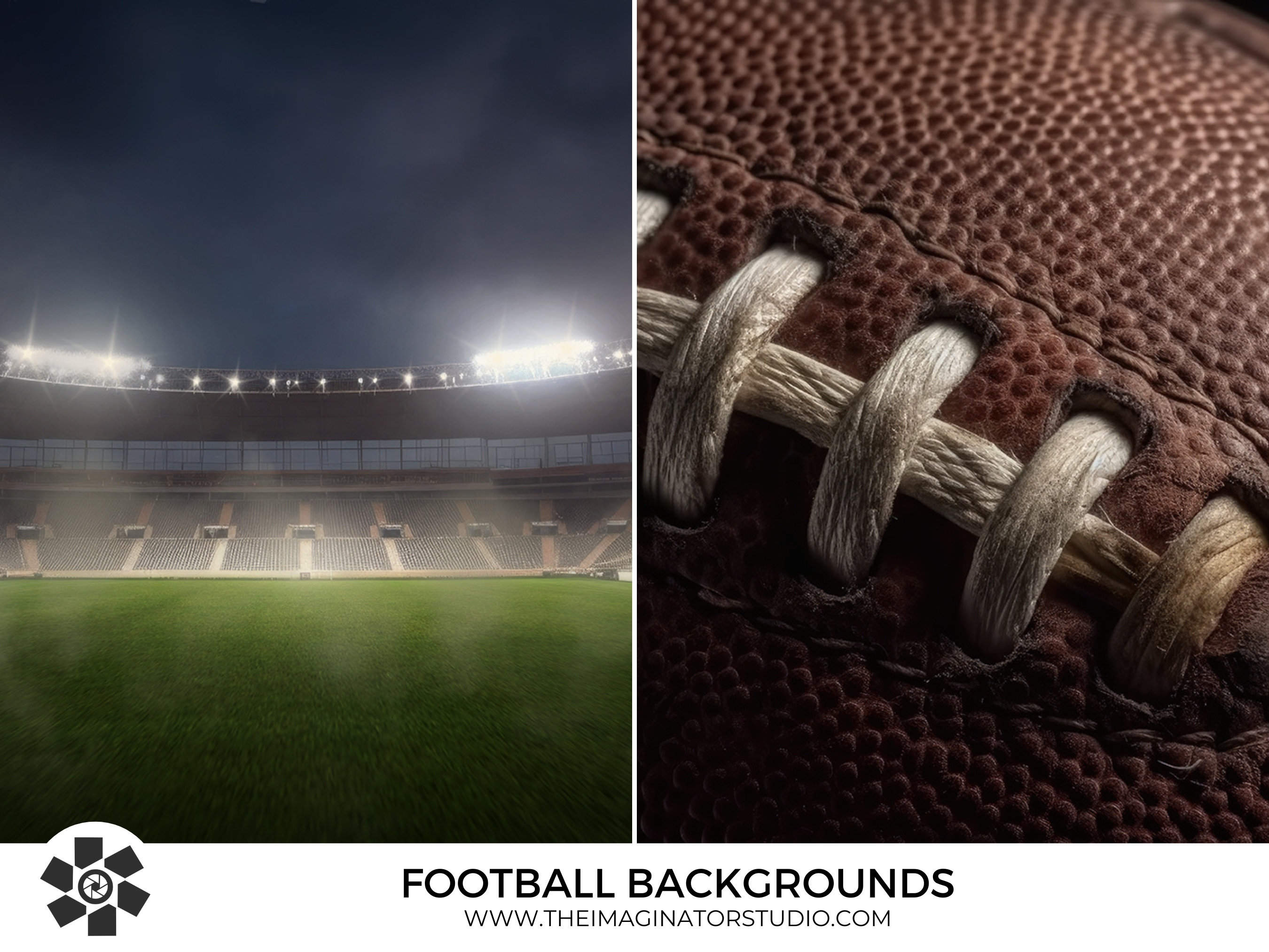 Football Backgrounds | American Football | Digital Backdrop | Digital ...