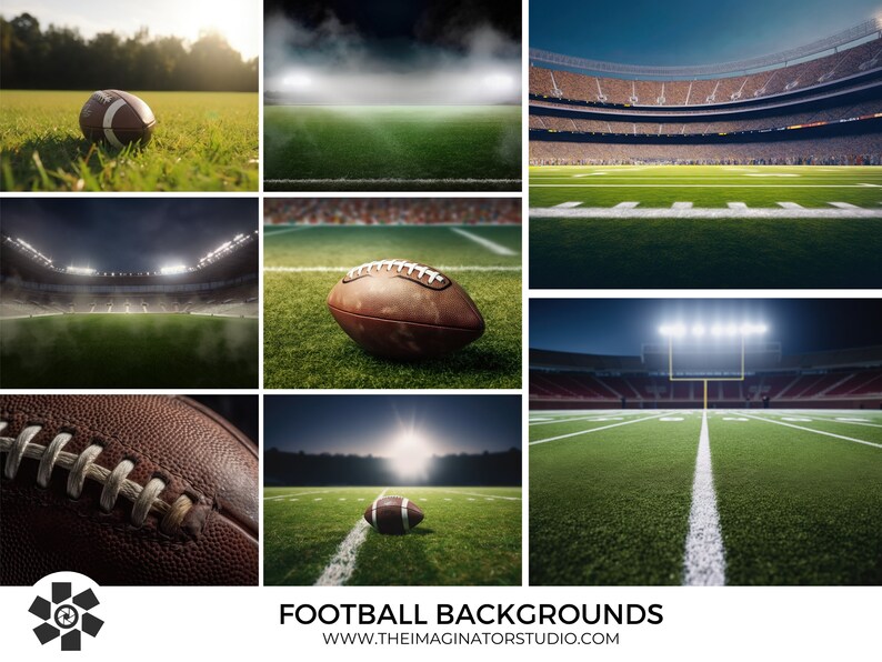 Football Backgrounds | American Football | Digital Backdrop | Digital ...