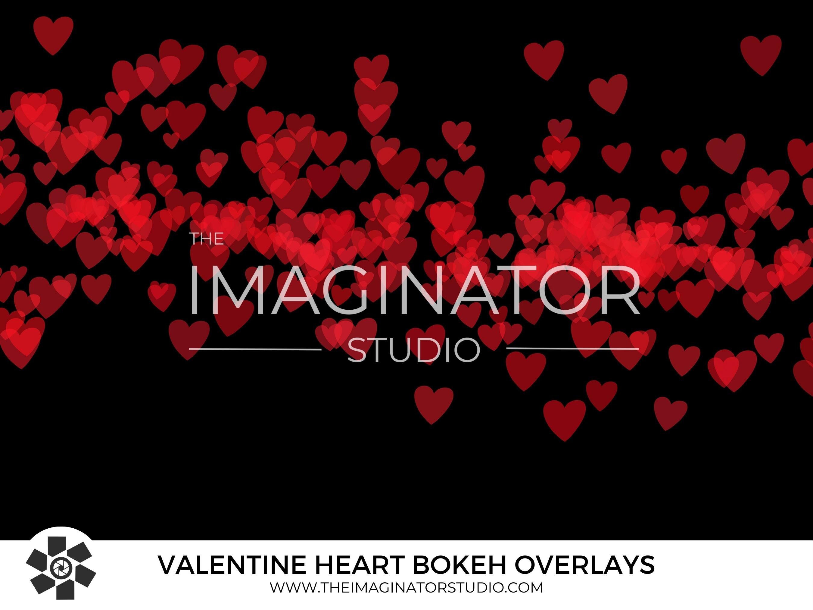 Valentine Heart Bokeh Overlays | Bokeh | Heart Overlays | Photoshop ...