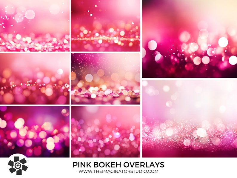 Pink Bokeh Overlays | Bokeh Overlays | Pink Light Overlay | Photoshop ...