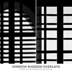 Shadow Overlays | Window Shadow | Blinds | Photoshop Overlays | Shadow ...