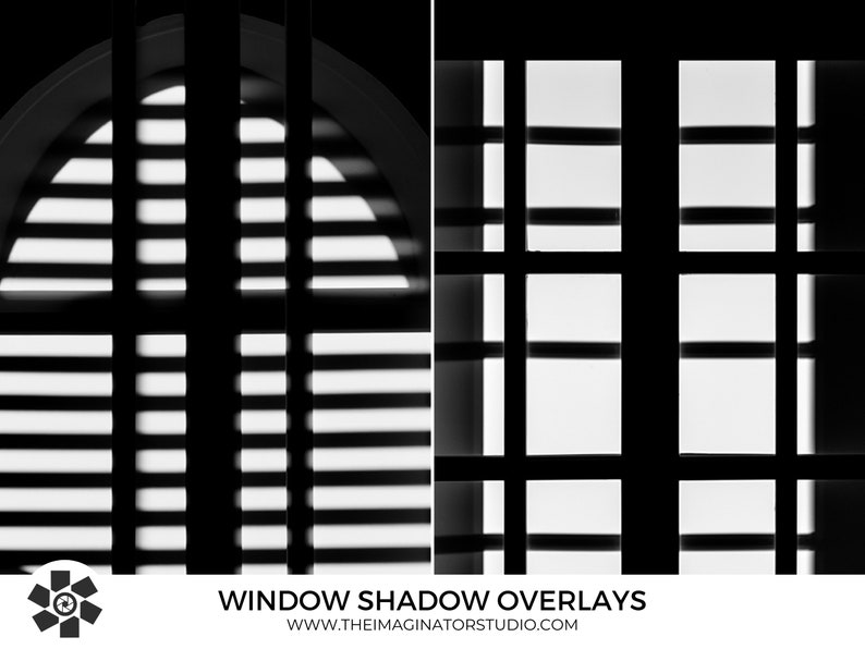 Shadow Overlays | Window Shadow | Blinds | Photoshop Overlays | Shadow ...