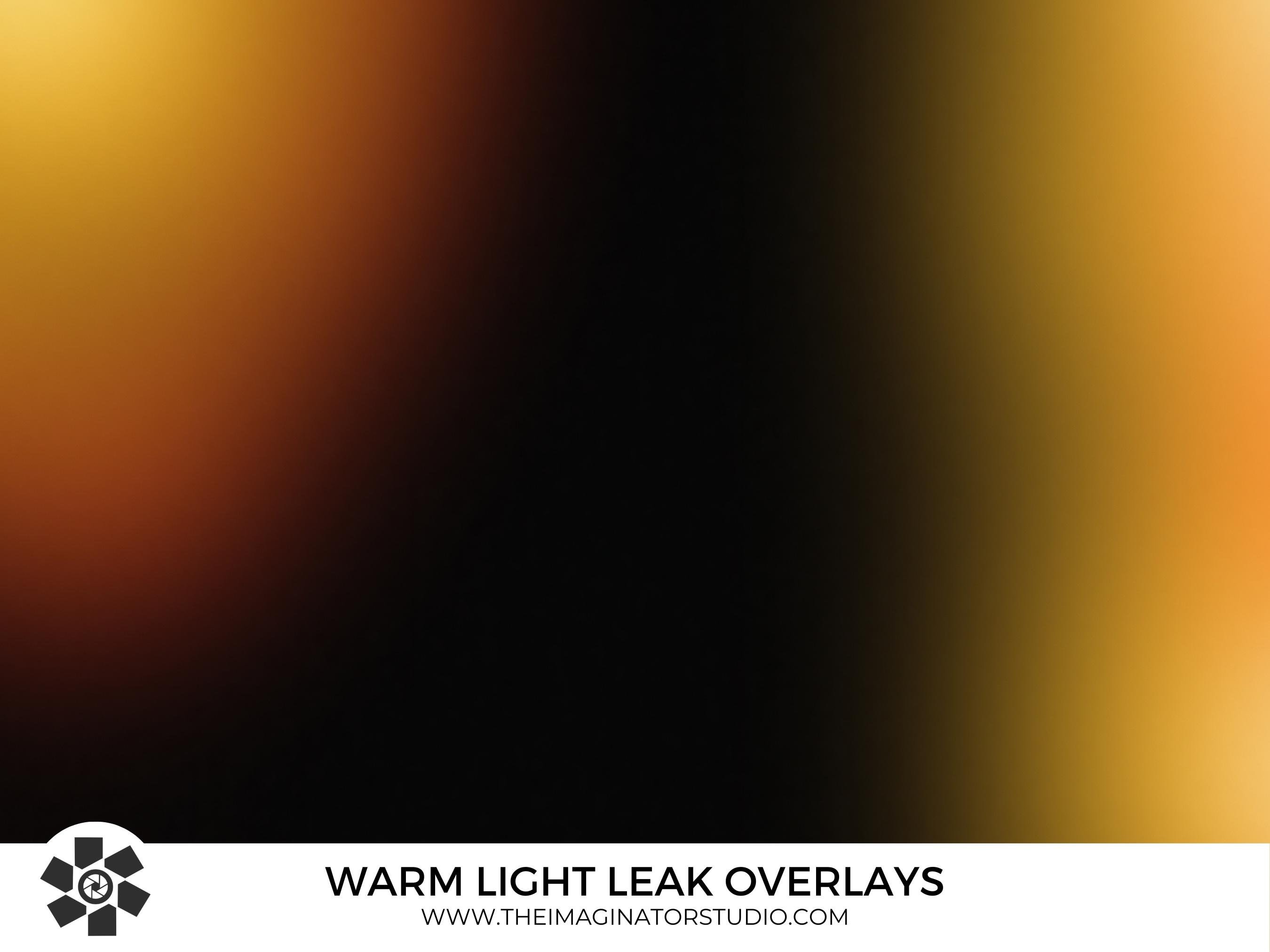 Warm Light Leaks | Light Flares | Light Overlays | Photoshop ...