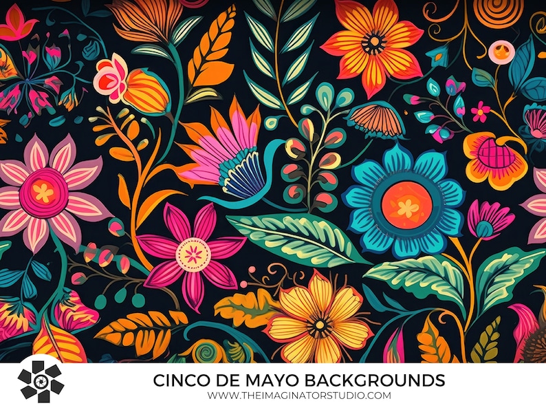 Cinco De Mayo Backgrounds | Mexican | Digital Background | Digital ...