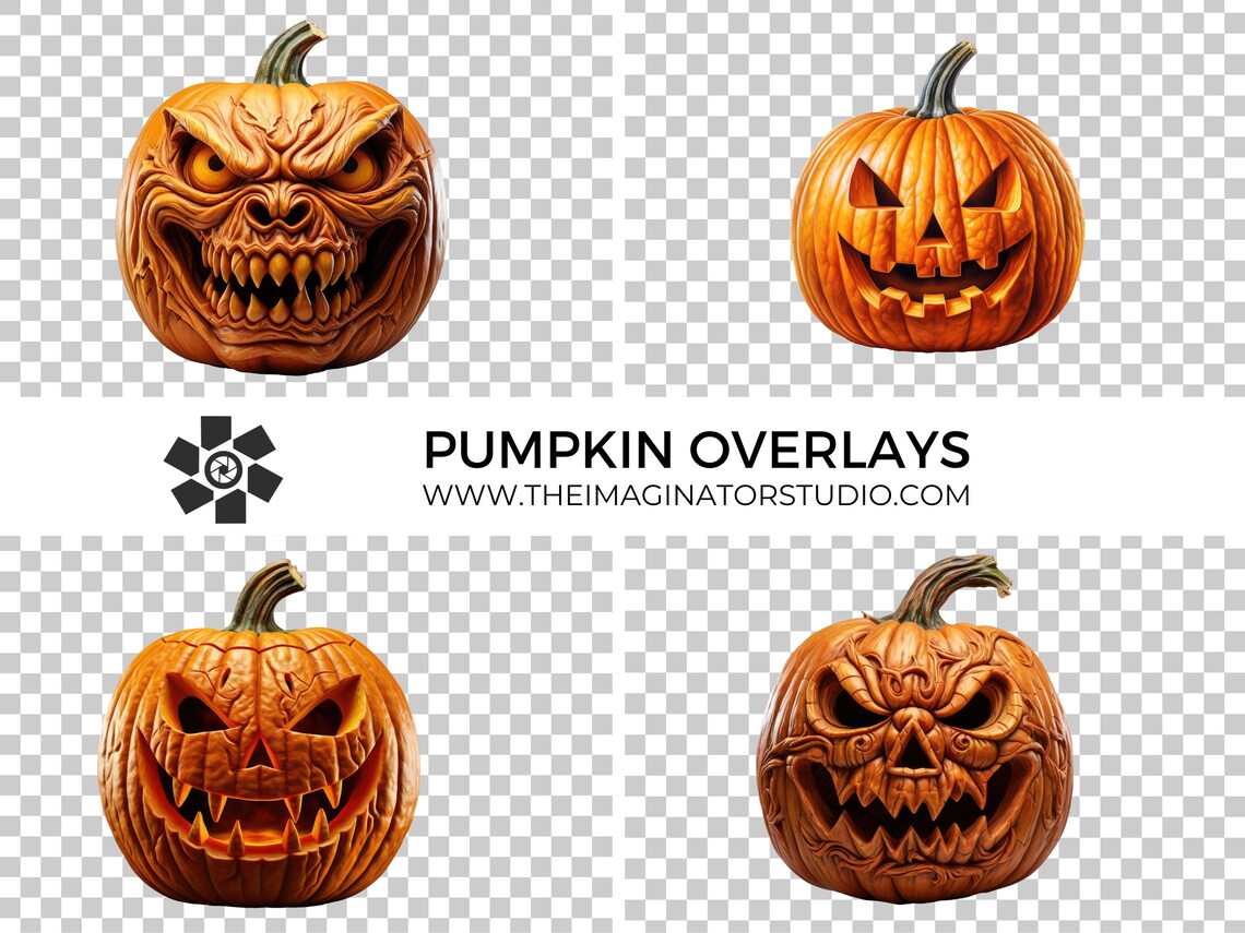 Pumpkin Overlay | Halloween | PNG | Overlay | Photoshop | Photography ...