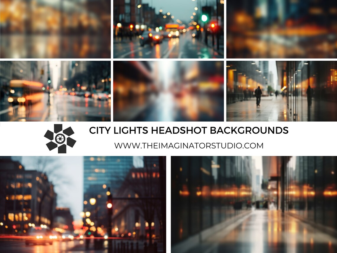 Street City Light Backdrop | Cinematic Headshot Background | Digital ...
