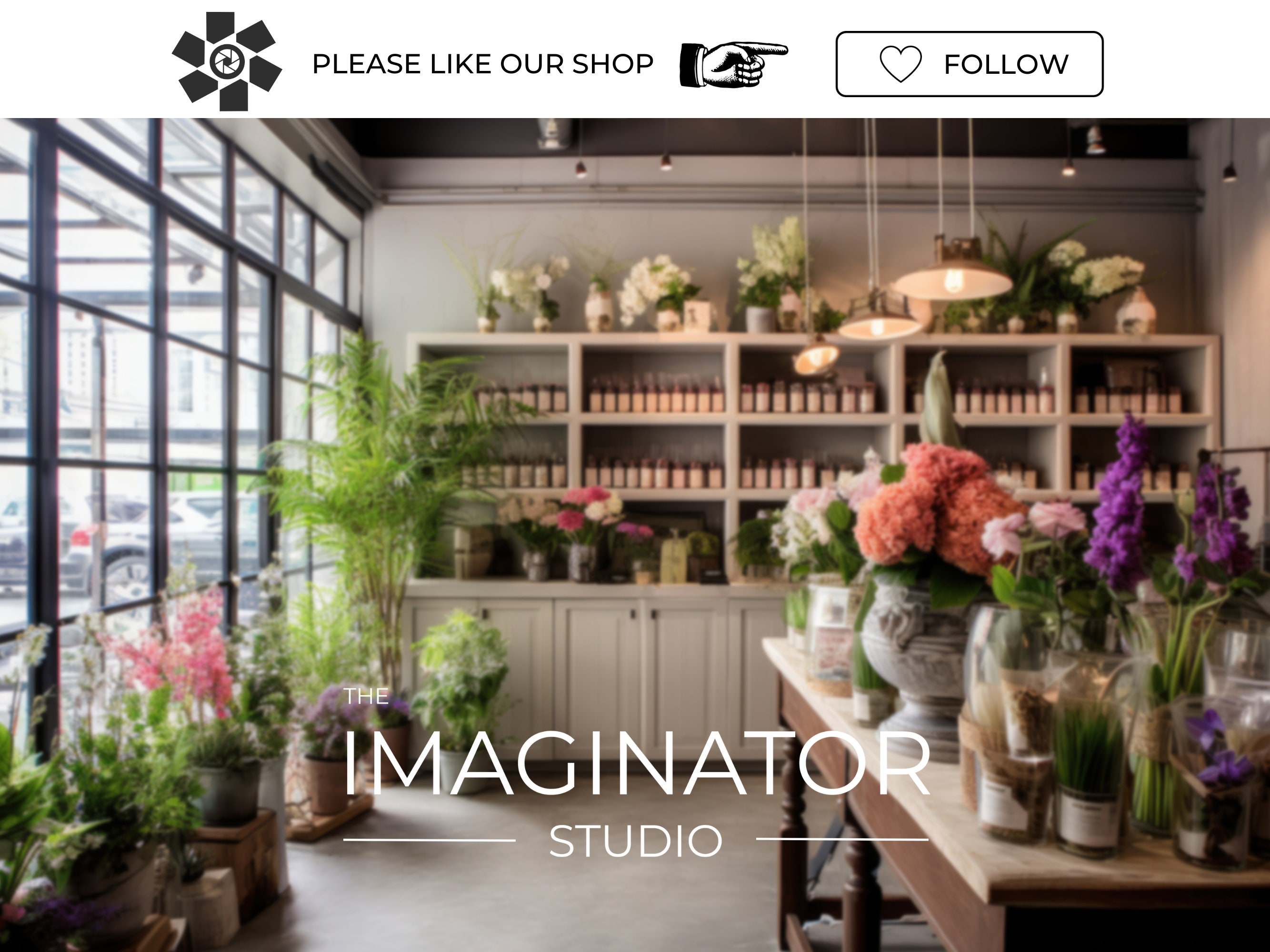 Florist Background Business Background Photography - Etsy