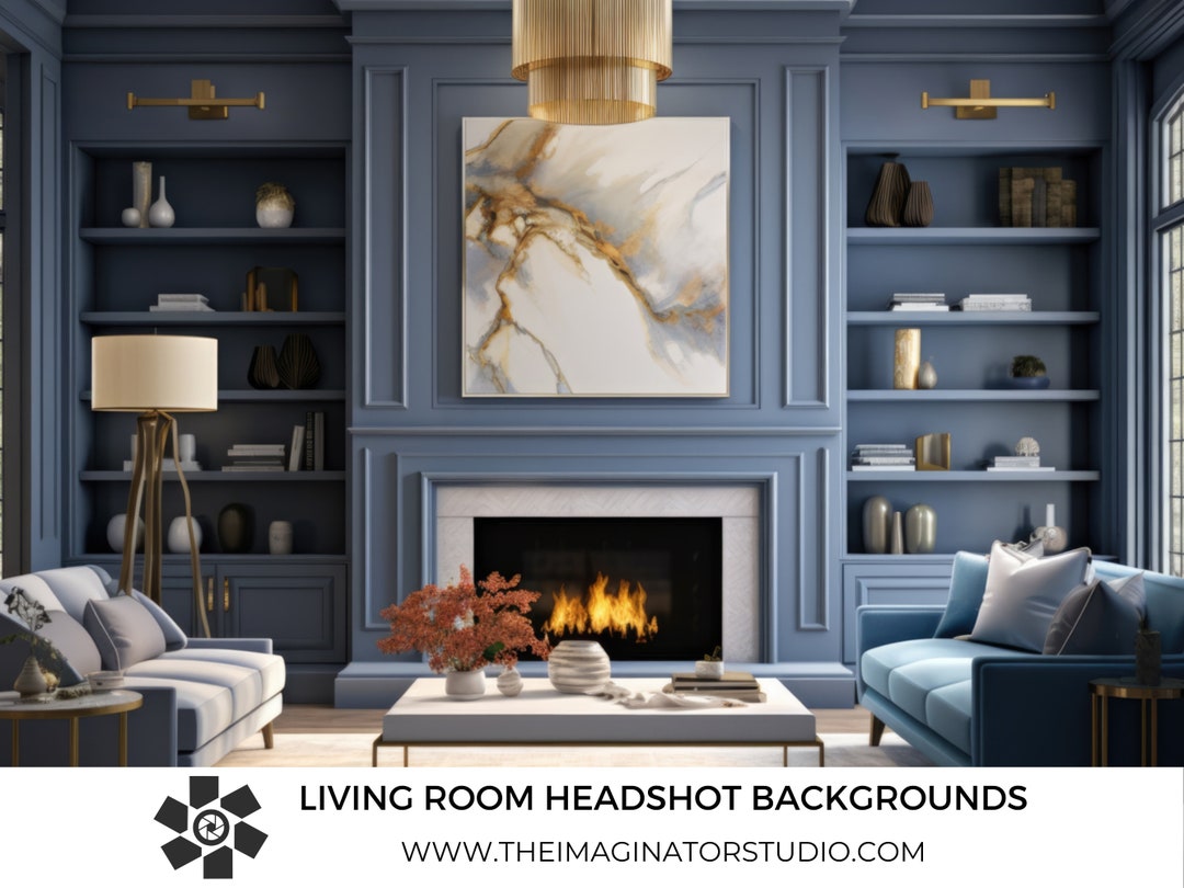 Living Room Background | Cinematic Headshot Background | Digital ...