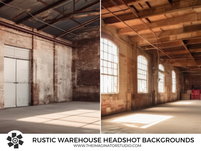 Warehouse Backgrounds | Rustic Warehouse | Digital Background ...