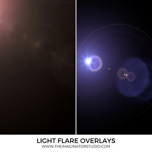Light Flare Overlays | Light Flares | Photoshop Overlays | Sun Flares ...