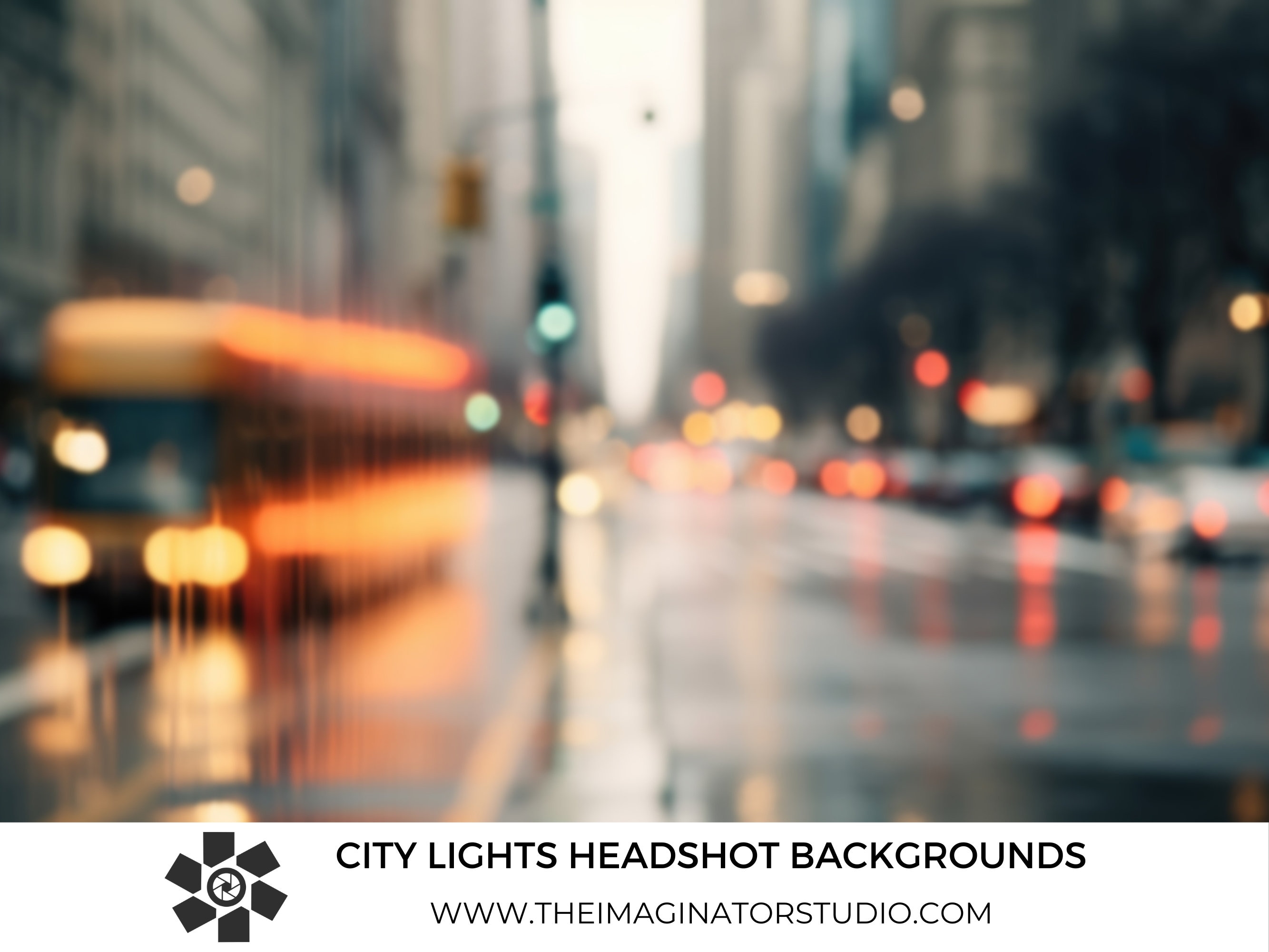 Street City Light Backdrop | Cinematic Headshot Background | Digital ...