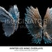 Winter Ice Wing | Digital Wing Overlay | Digital Wings | Photoshop ...
