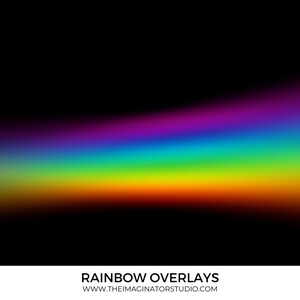 Rainbow Overlays | Light Overlays | Photo Overlays | Photoshop ...
