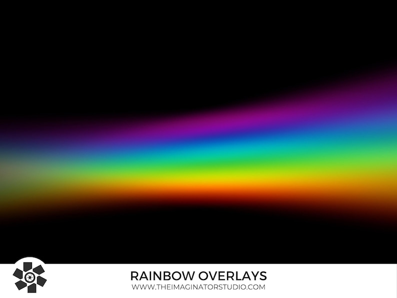 Rainbow Overlays | Light Overlays | Photo Overlays | Photoshop ...