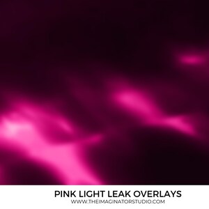 Pink Light Leak Overlays | Bokeh Overlays | Pink Light Overlay ...